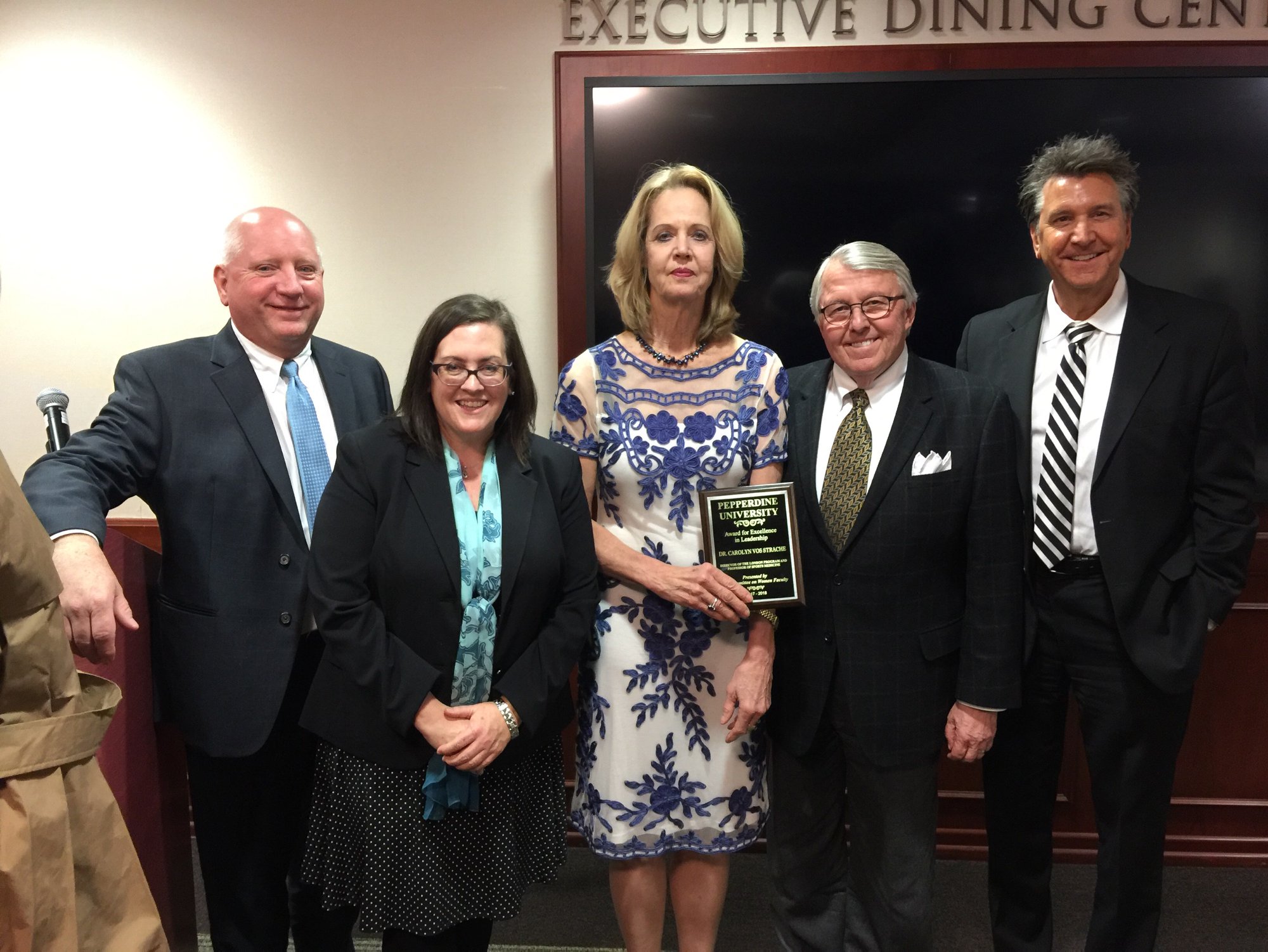Carolyn Vos Strache Awarded for Four Decades of Leadership - Pepperdine ...