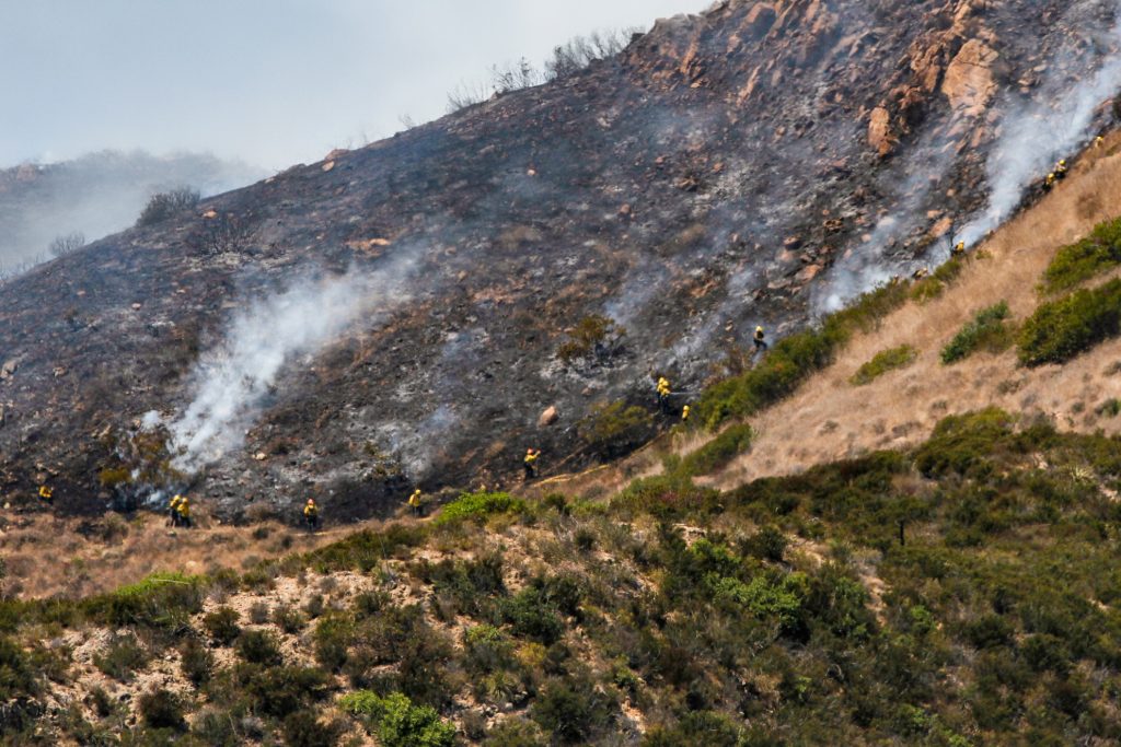 Fire Returns to Malibu - Pepperdine Graphic
