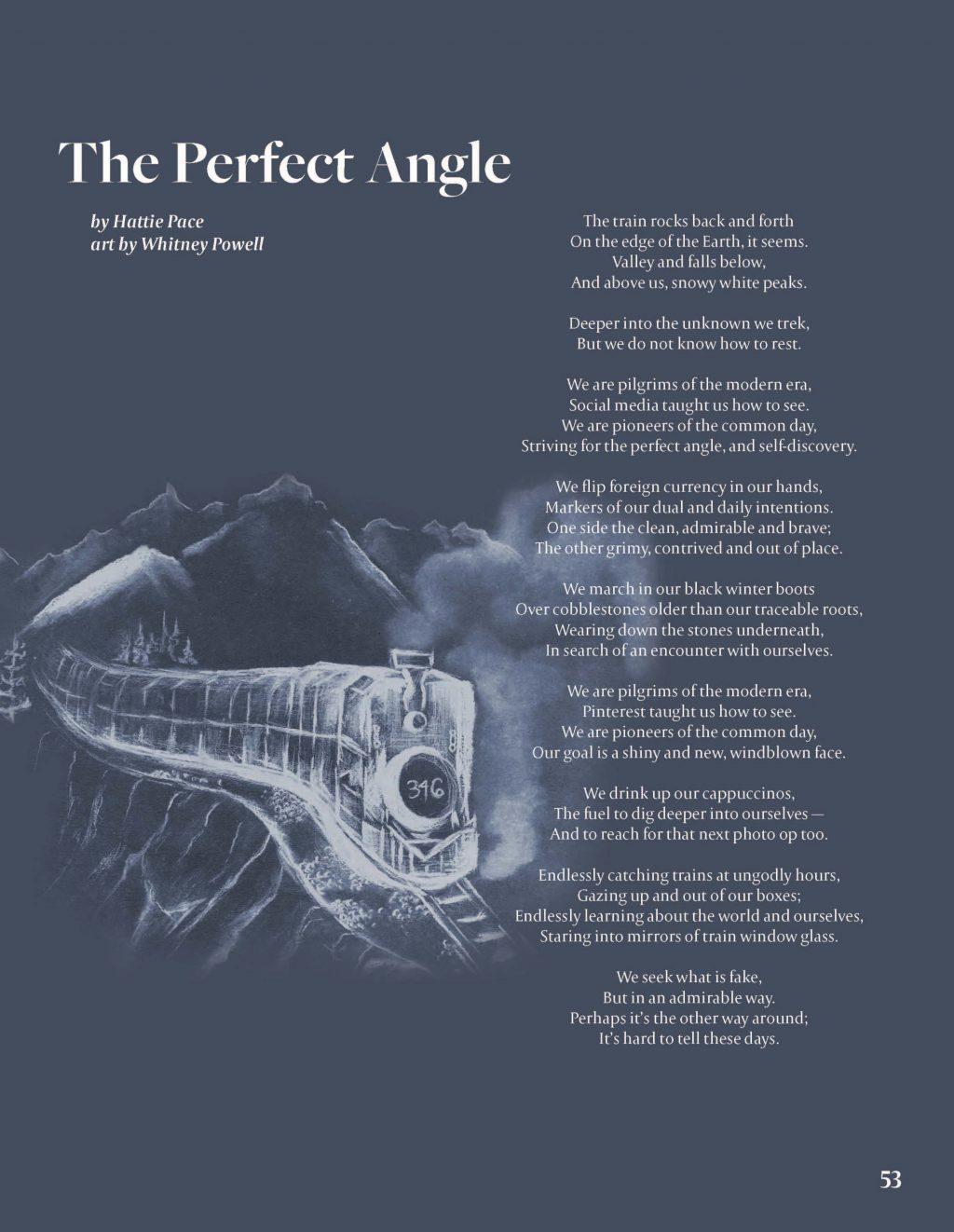 The Perfect Angle - Pepperdine Graphic