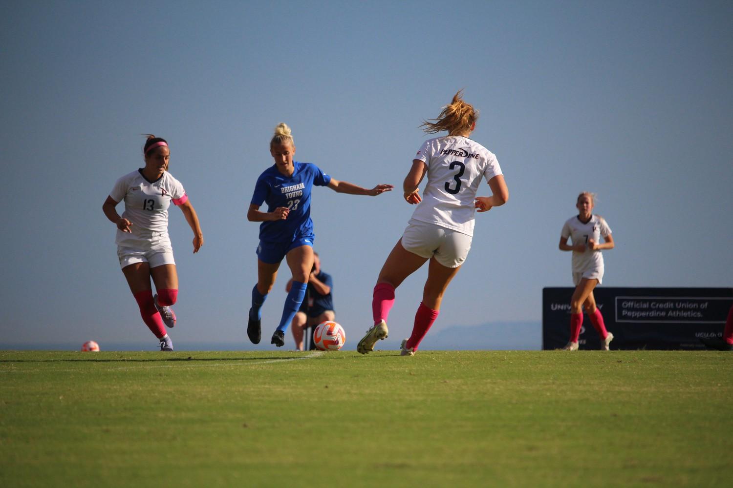 Photo Gallery: Women's Soccer Falls to BYU - Pepperdine Graphic