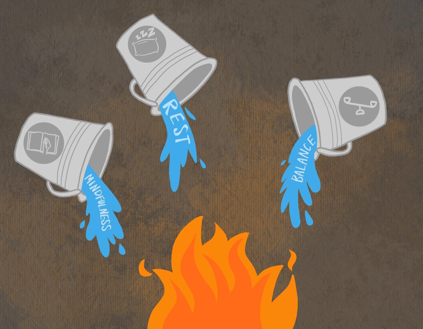 Burnout Blues: Tips to Maintain a Healthy Mindset - Pepperdine Graphic