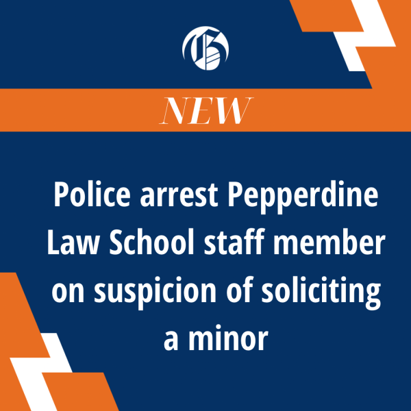 Police Arrest Pepperdine Law School AV Staff Member - Pepperdine Graphic