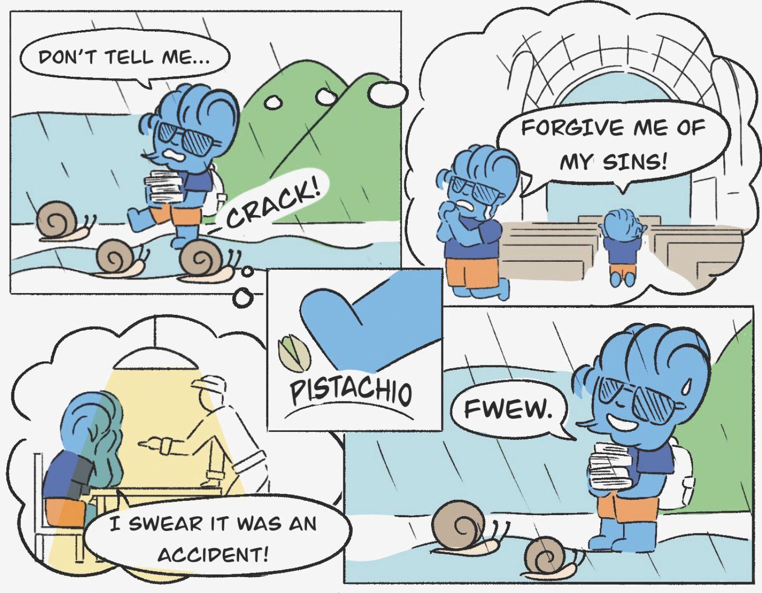 Big Waves Comic: Snails - Pepperdine Graphic